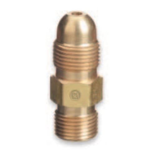 Brass Cylinder Adaptors From CGA-510 POL Acetylene To CGA-300 Coml Acet ...