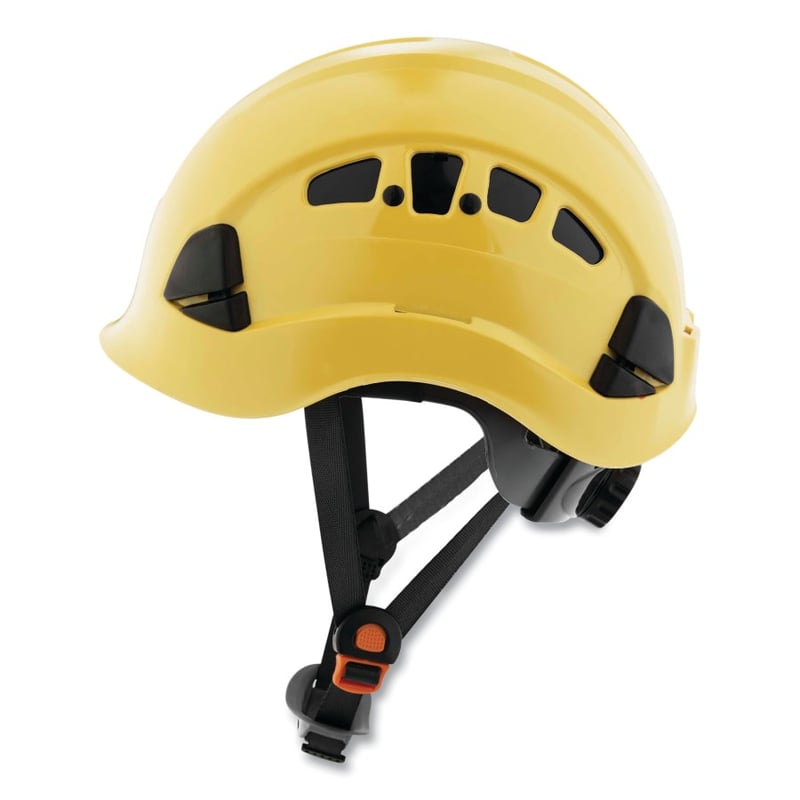 CH-400V Climbing Style Vented Hard Hat 6 pt Rapid Dial Yellow | Capital ...