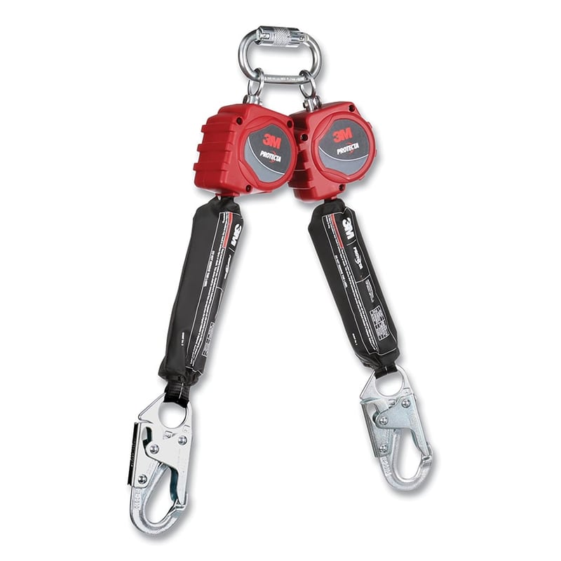 PROTECTA® Personal Self Retracting Lifeline, 6 ft, Web, Single Pin Top ...