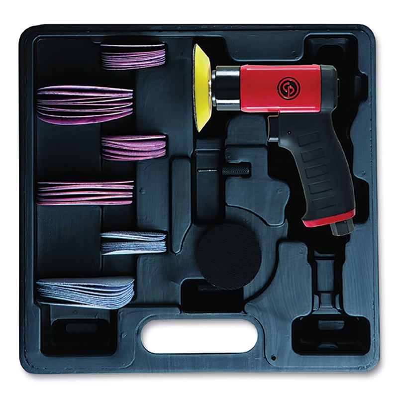 Pneumatic Orbital Sander, 3 in Pad dia, 15000 rpm | Capital Tool ...