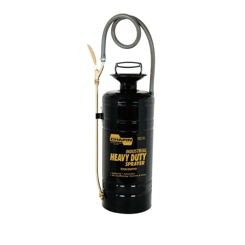 Industrial Metal Heavy-Duty Sprayer 3 gal 18 in Extension 36 in Hose ...