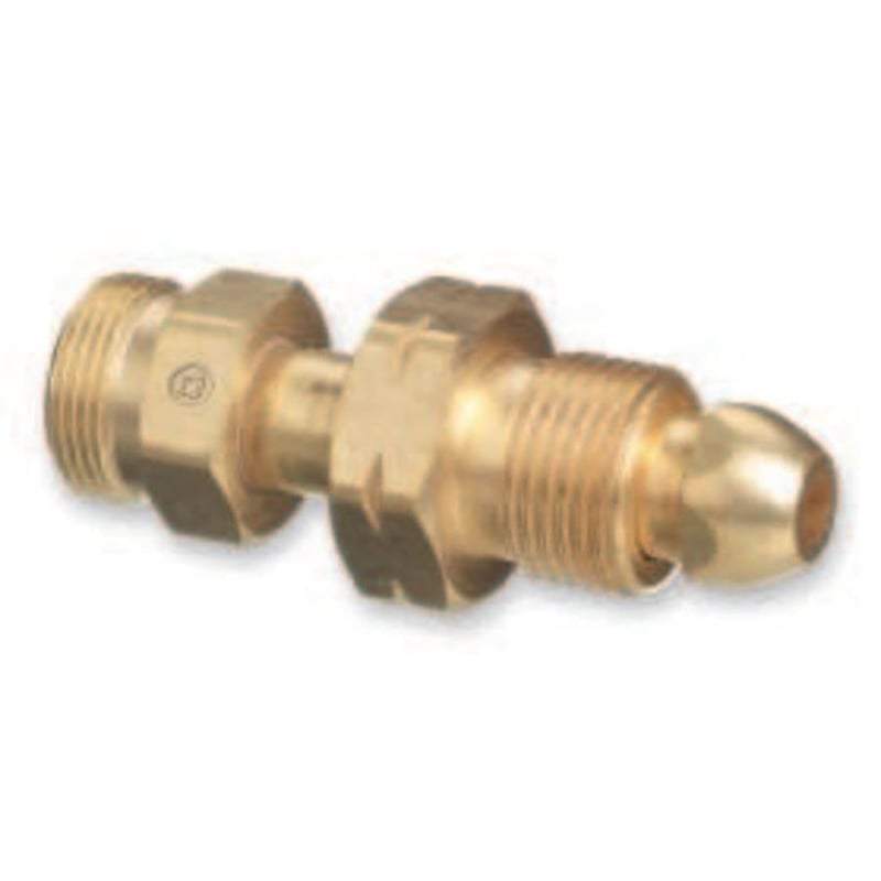 Brass Cylinder Adaptor From CGA-510 POL Acetylene To CGA-520 B Tank ...