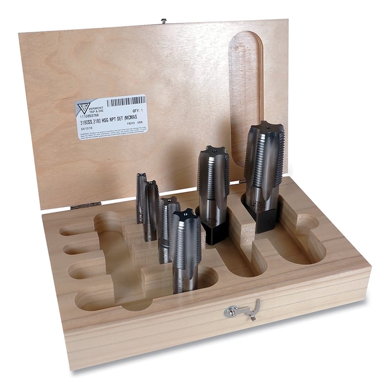 PTT Bright Taper Pipe Tap Set 6-Pc | Capital Tool & Safety Supply