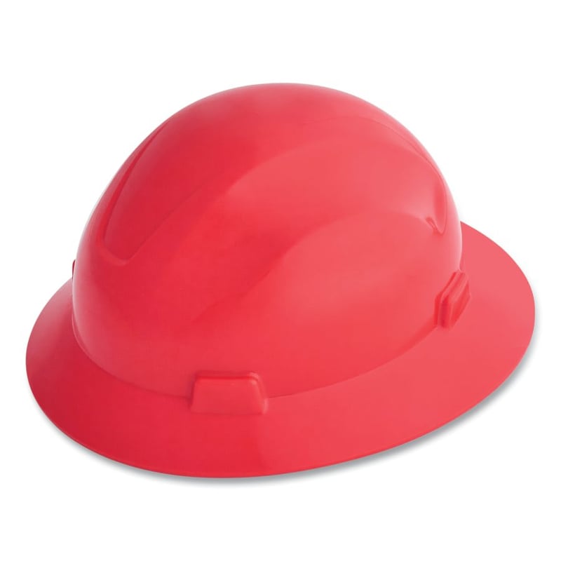 Advantage Series Full Brim Vented and Non-Vented Hard Hat 4 pt Rapid ...